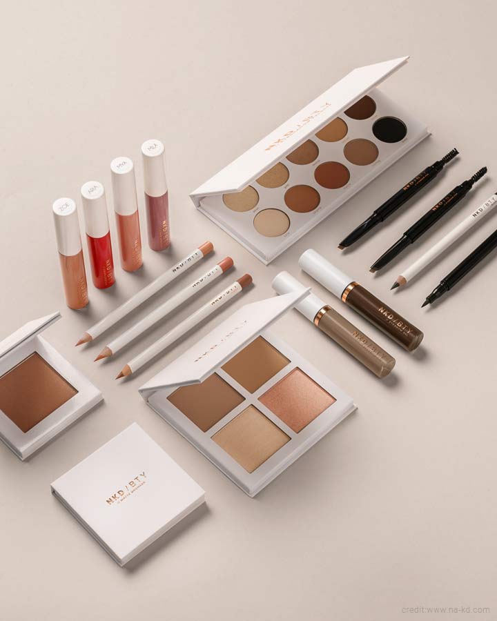 Makeup series: NA-KD: eyebrow gel, eyebrow pencil, bronzer, lipstick ...